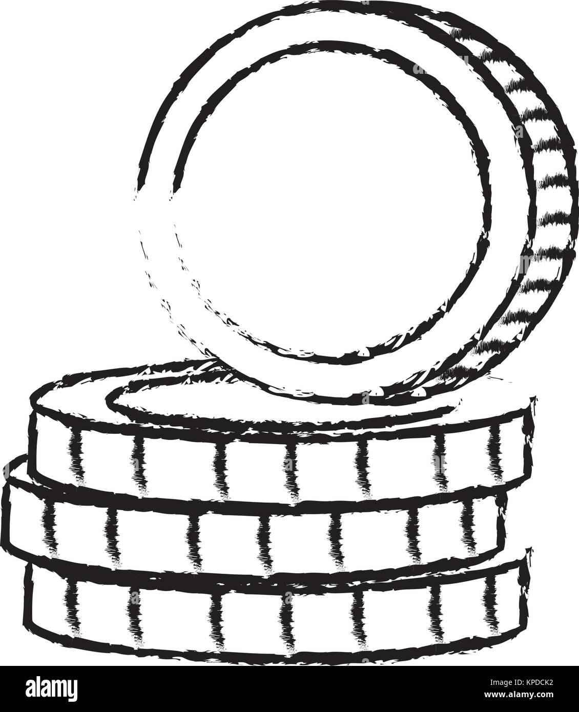 Isolated coin design Stock Vector Image & Art - Alamy