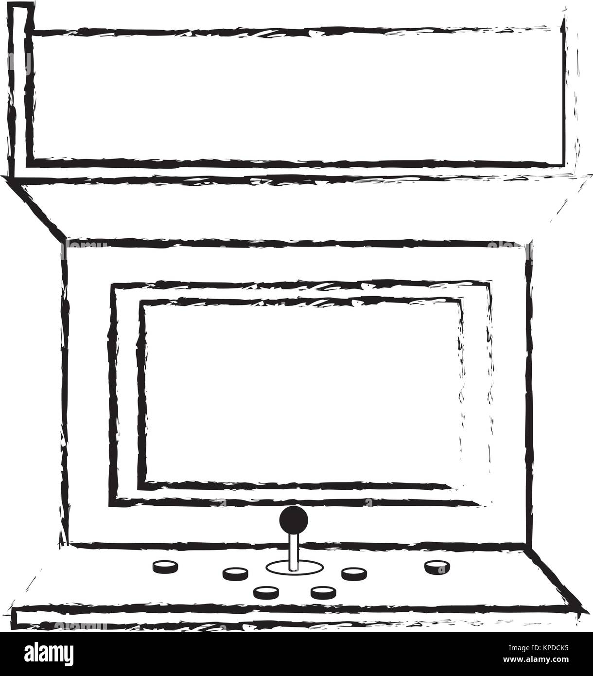 Arcade machine design Stock Vector Image & Art - Alamy