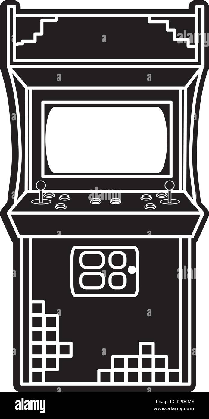 Arcade machine design Stock Vector Image & Art - Alamy