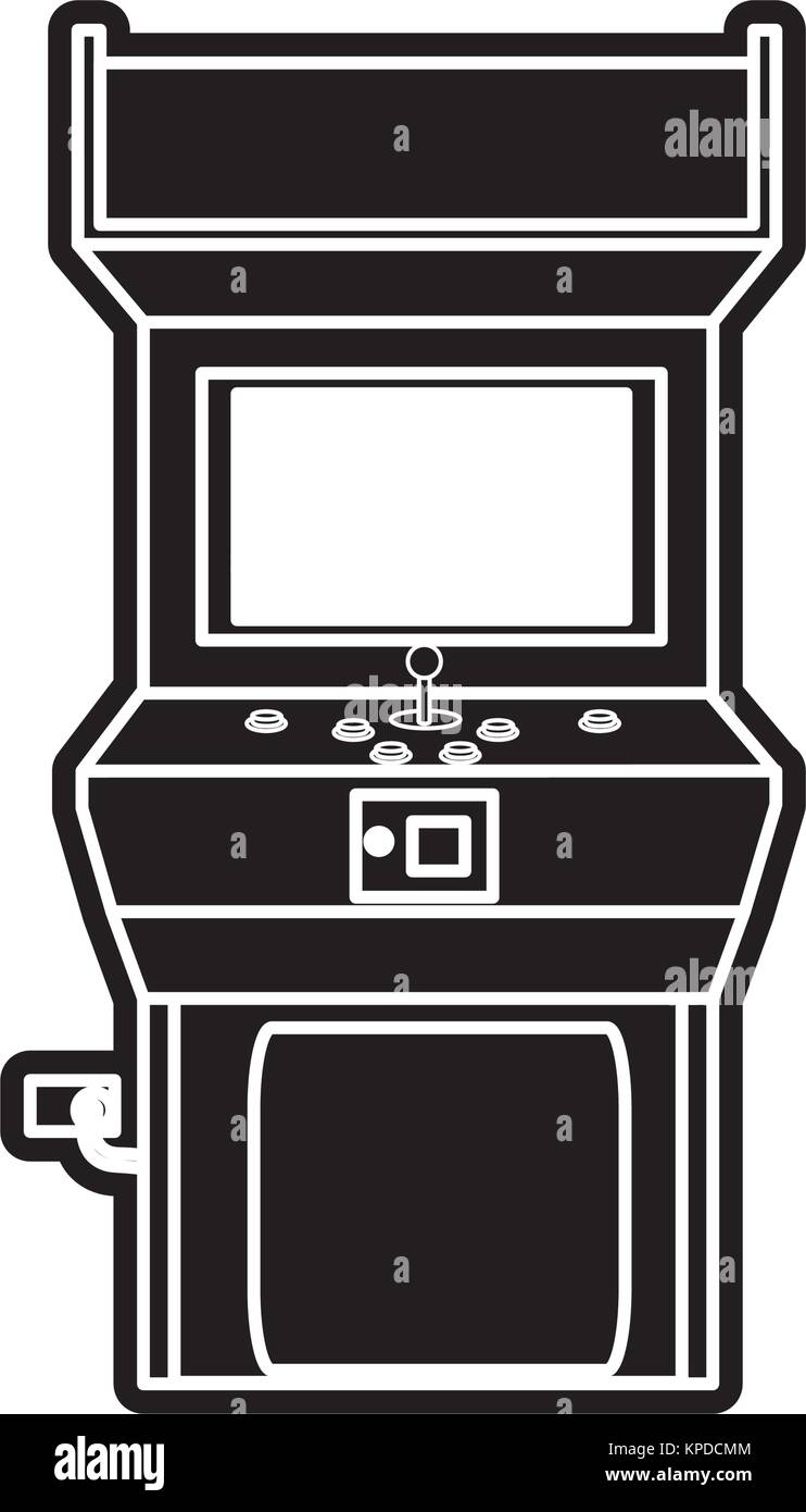 Arcade machine design Stock Vector Image & Art - Alamy