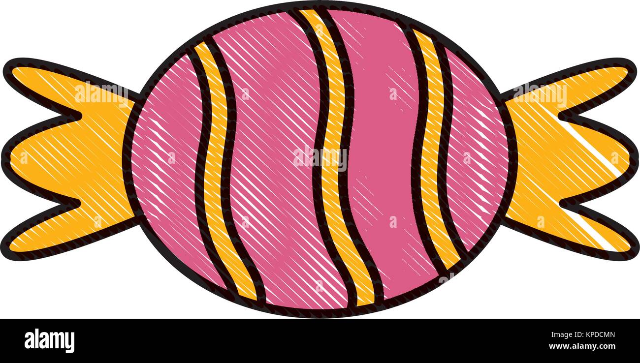 Sweet bonbon candy icon vector illustration graphic design Stock Vector ...
