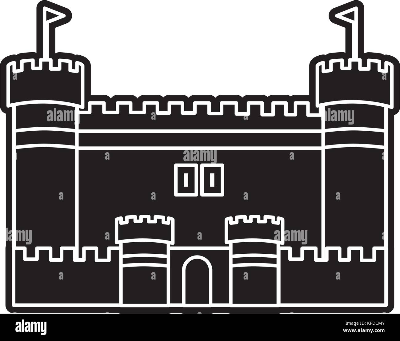 Isolated castle design Stock Vector Image & Art - Alamy