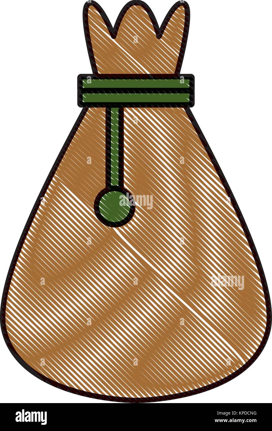 Sack bag symbol icon vector illustration graphic design Stock Vector ...