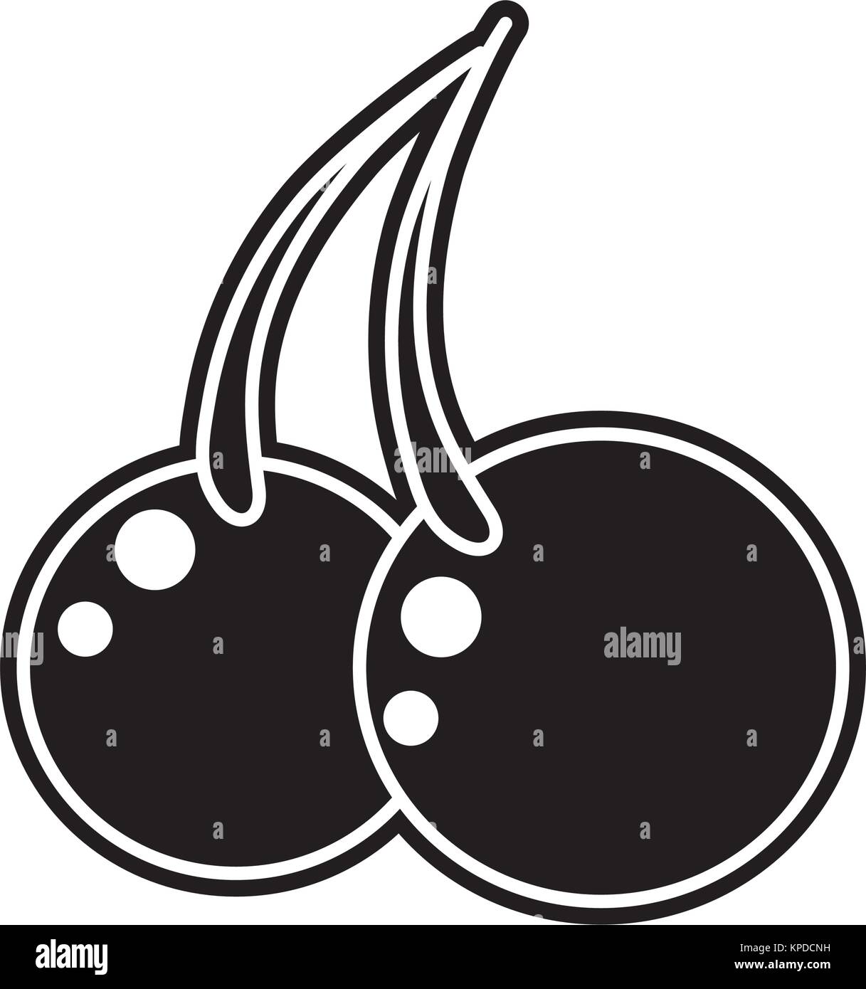 Isolated cherry design Stock Vector Image & Art - Alamy