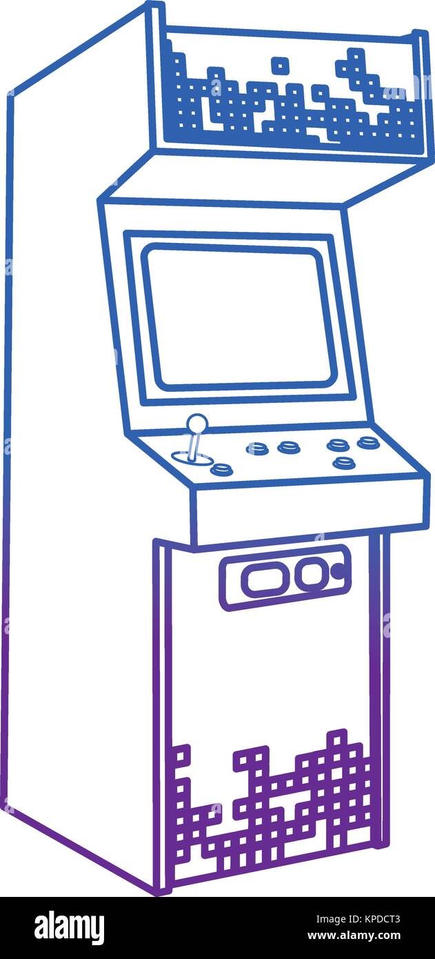 Arcade machine design Stock Vector Image & Art - Alamy