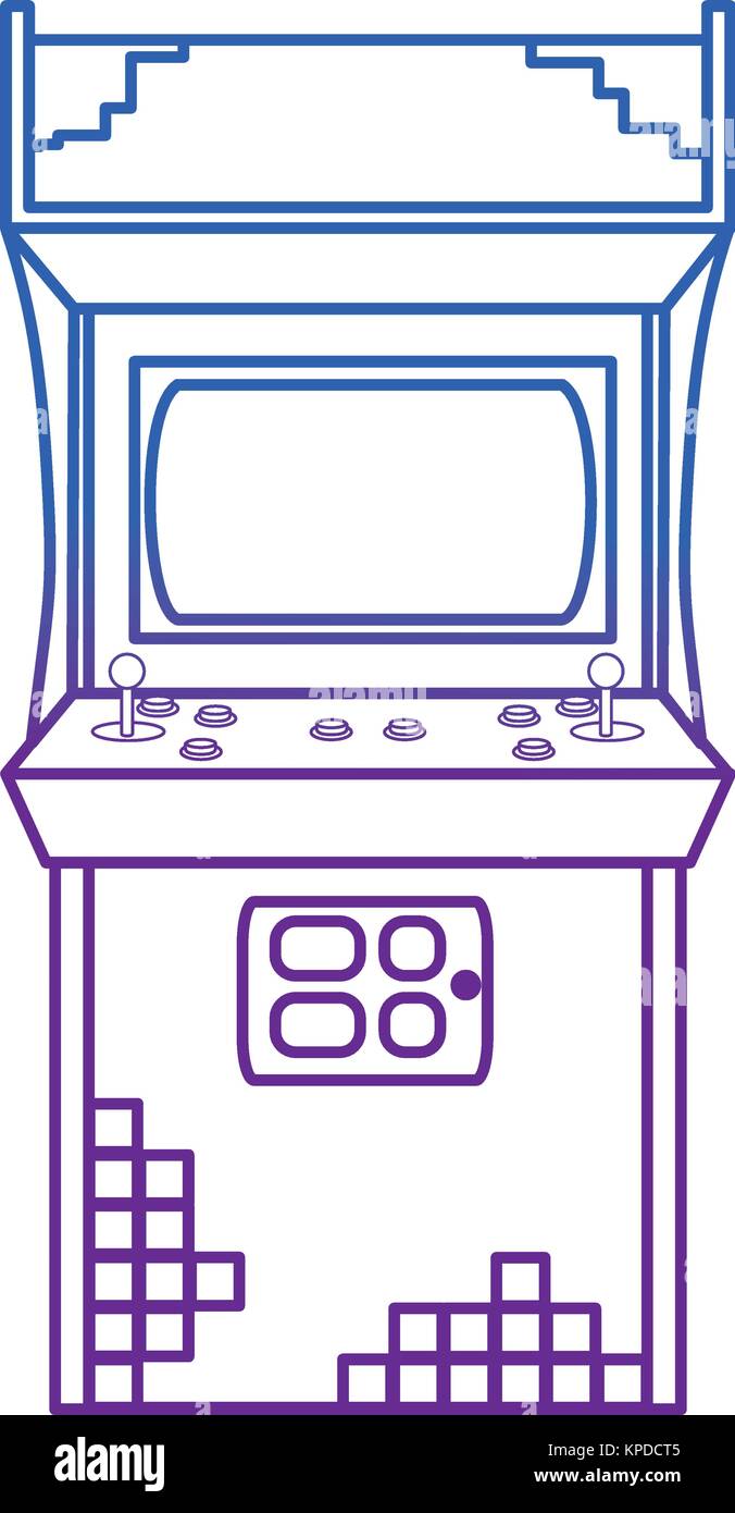 Arcade machine design Stock Vector Image & Art - Alamy