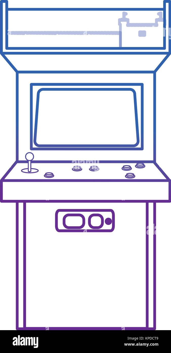 Arcade machine design Stock Vector Image & Art - Alamy