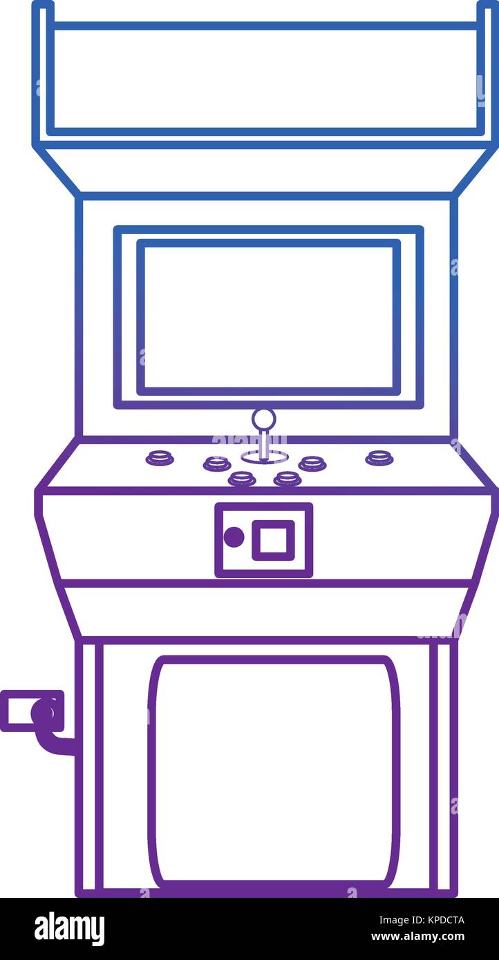 Arcade machine design Stock Vector Image & Art - Alamy