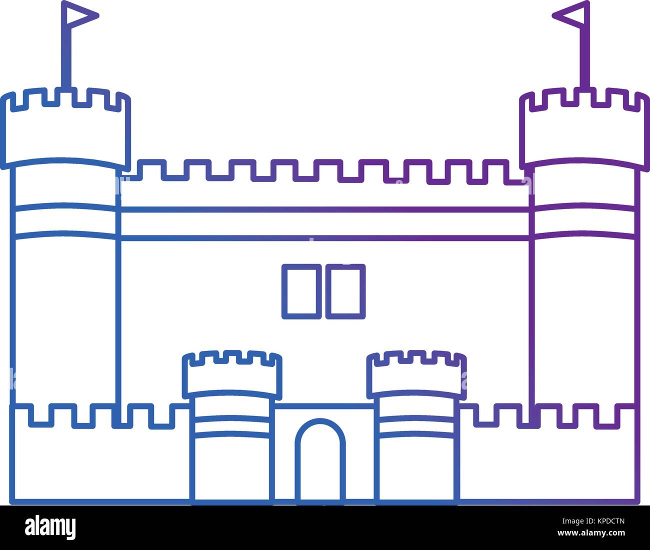 Isolated castle design Stock Vector Image & Art - Alamy