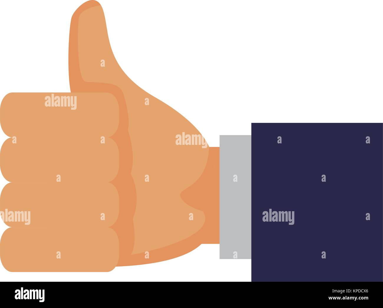 Thumb up hand symbol icon vector illustration graphic design Stock ...