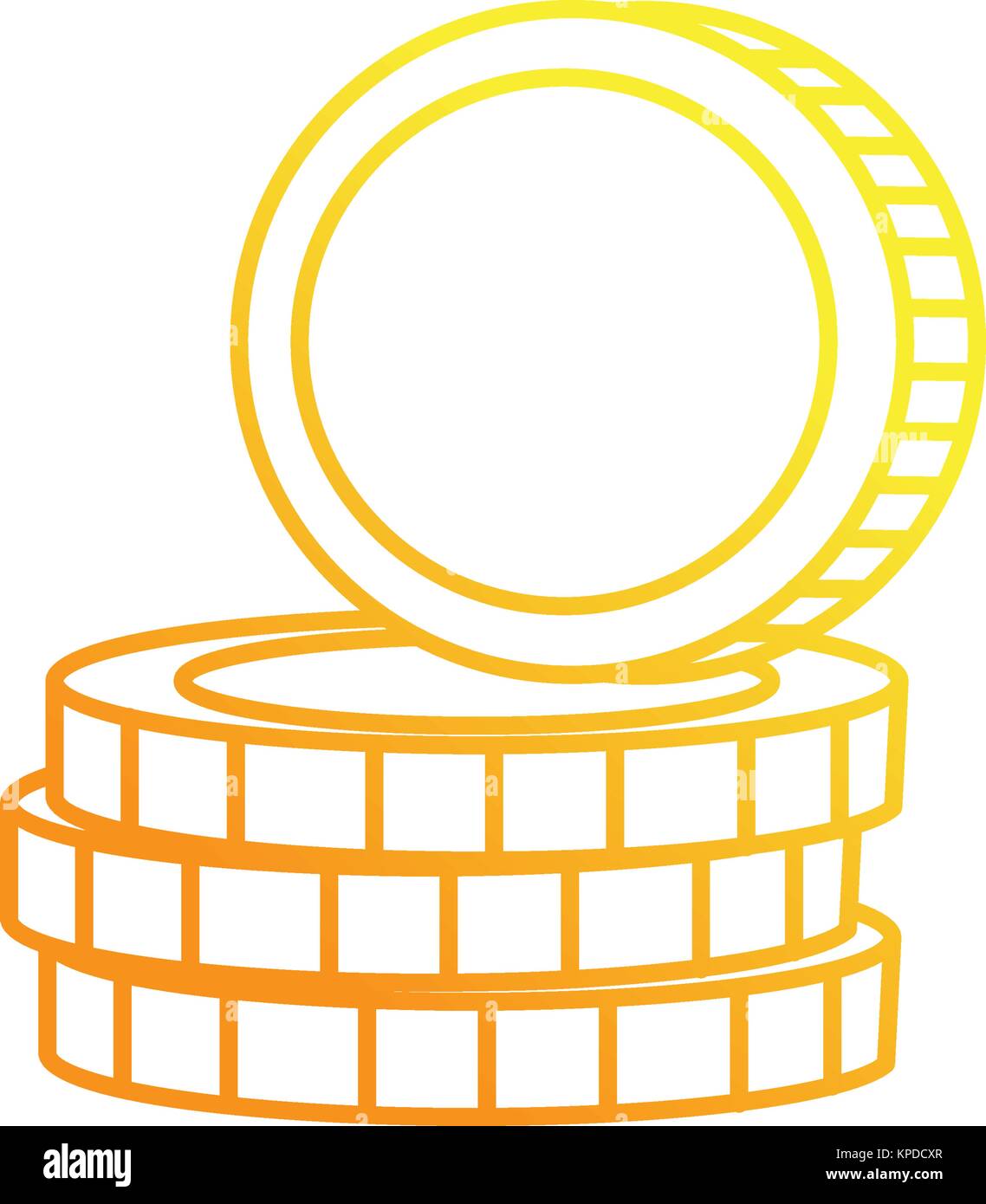 Isolated coin design Stock Vector Image & Art - Alamy