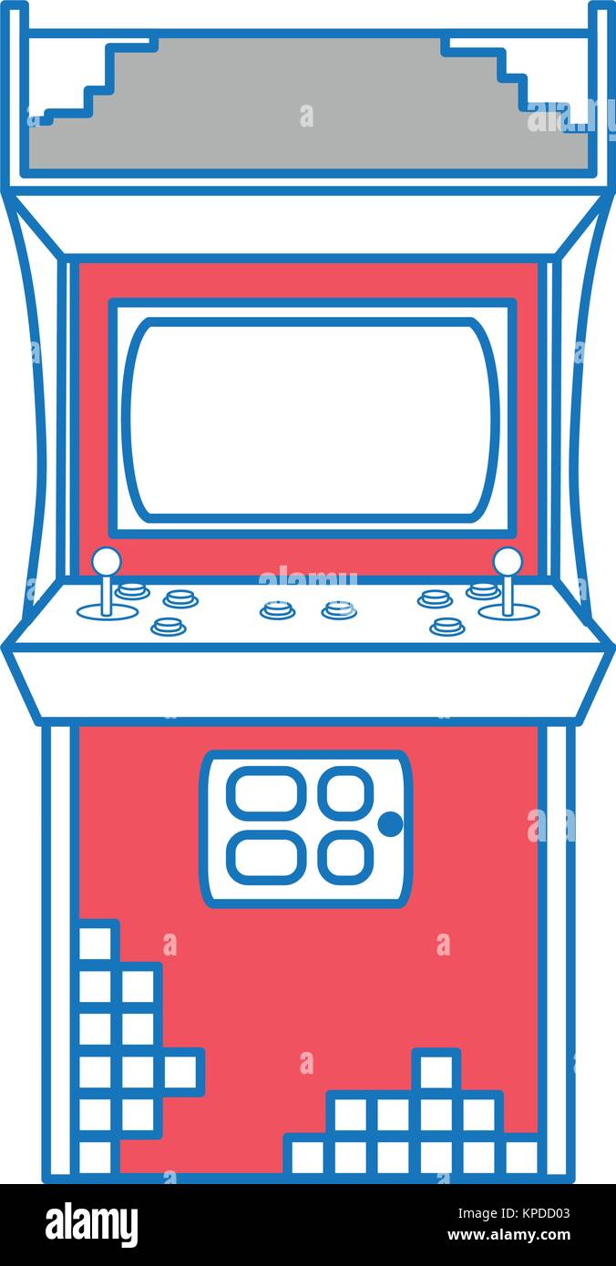 Arcade machine design Stock Vector Image & Art - Alamy