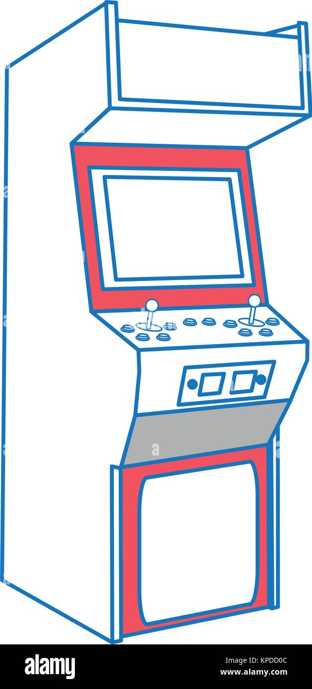 Arcade machine design Stock Vector Image & Art - Alamy