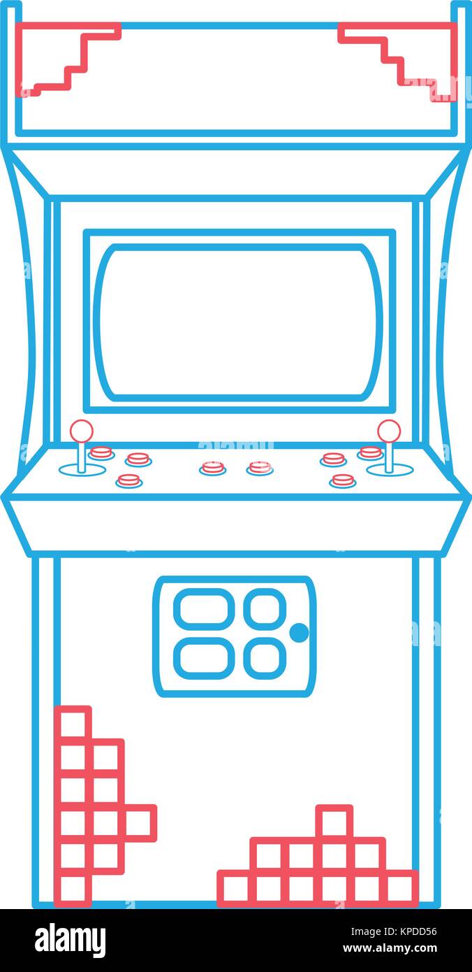 Arcade machine design Stock Vector Image & Art - Alamy