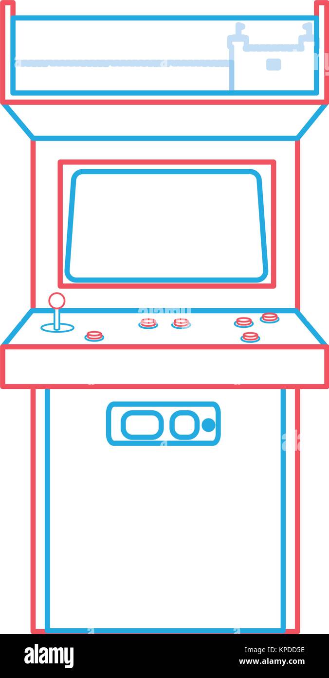 Arcade machine design Stock Vector Image & Art - Alamy