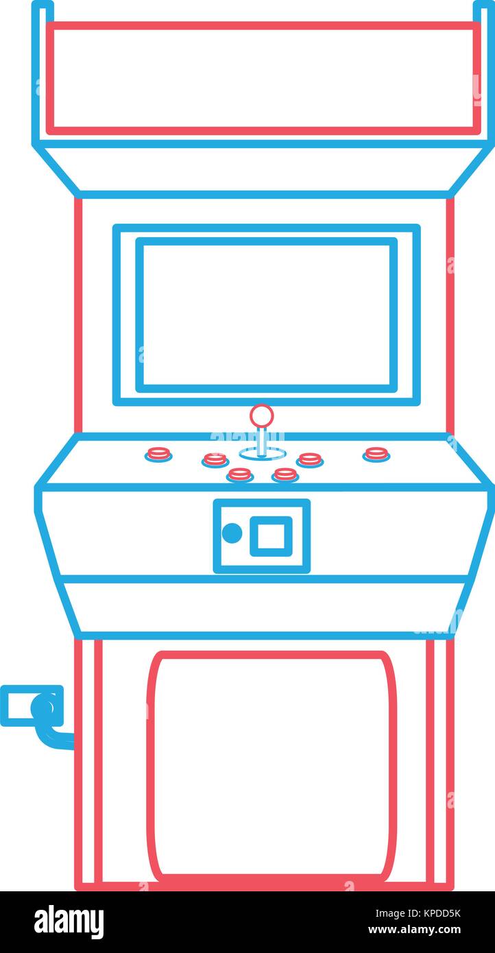 Arcade machine design Stock Vector Image & Art - Alamy
