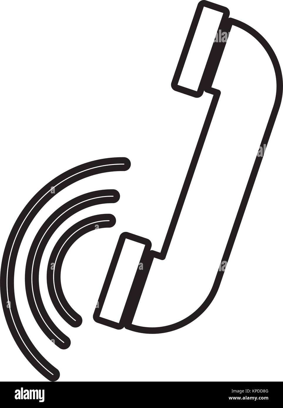 Telephone symbol isolated Stock Vector Image & Art - Alamy