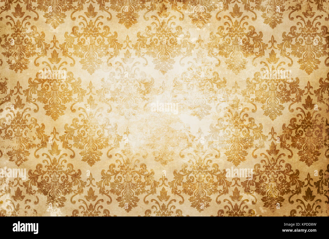 Old paper background with old-fashioned patterns for the design Stock ...