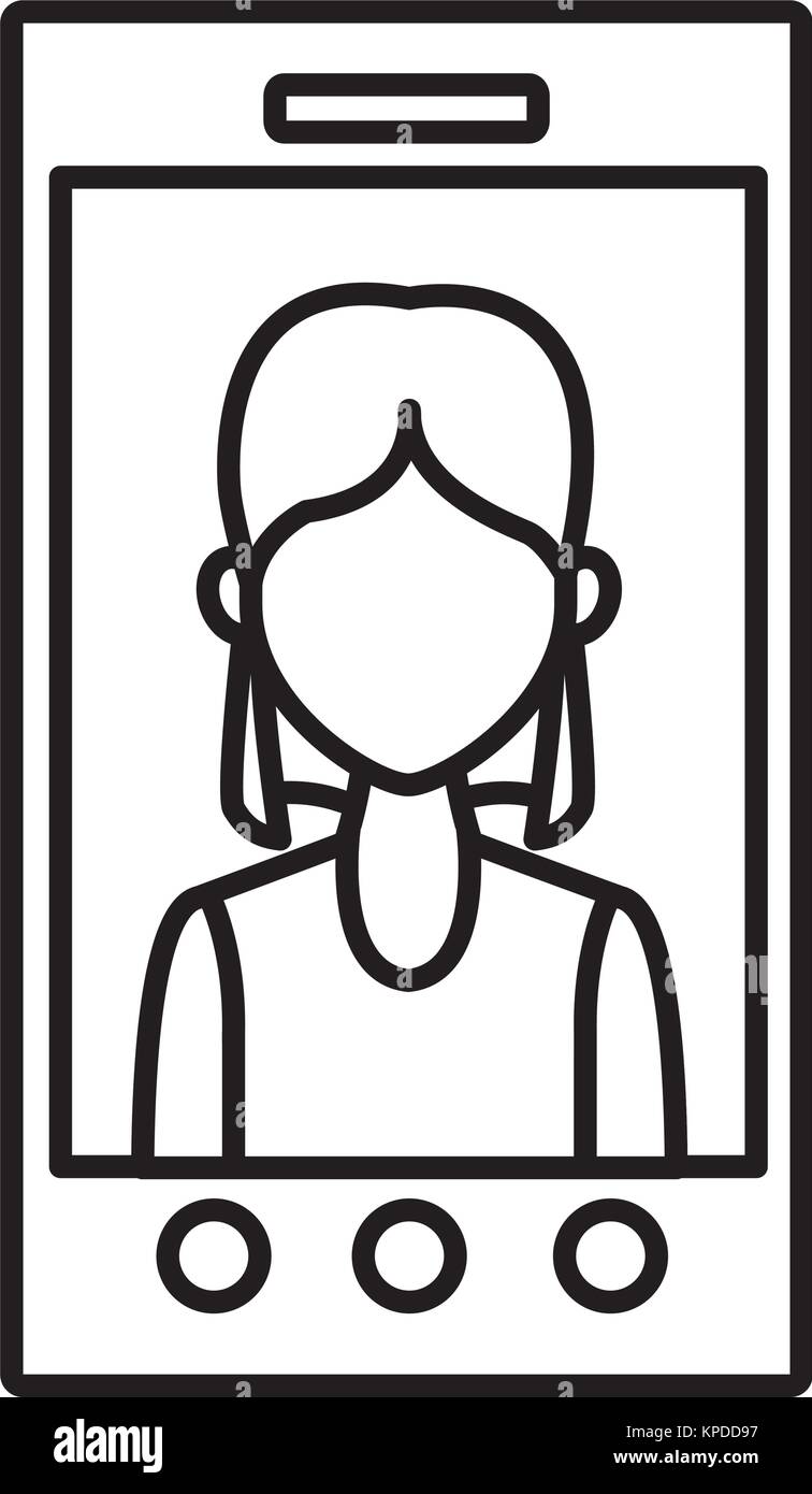 Smartphone video call technology Stock Vector Image & Art - Alamy