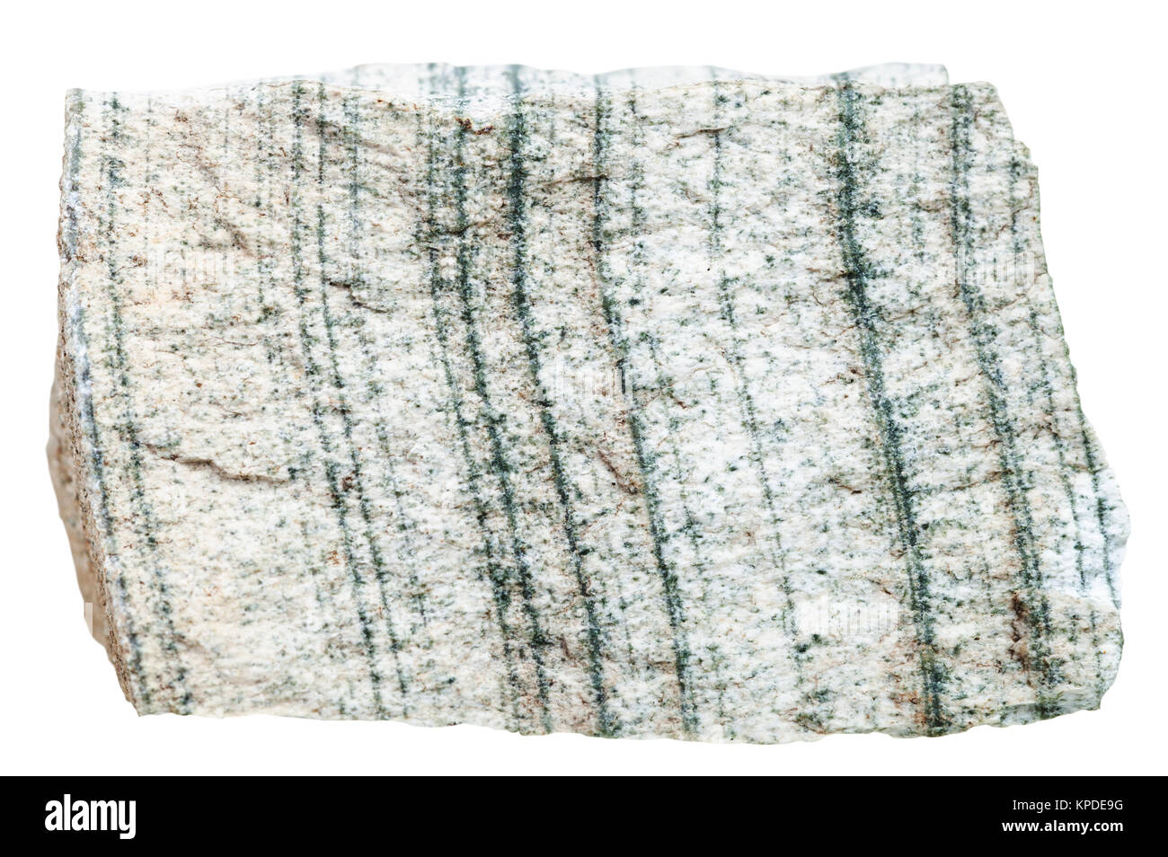 calcic skarn stone isolated on white Stock Photo - Alamy