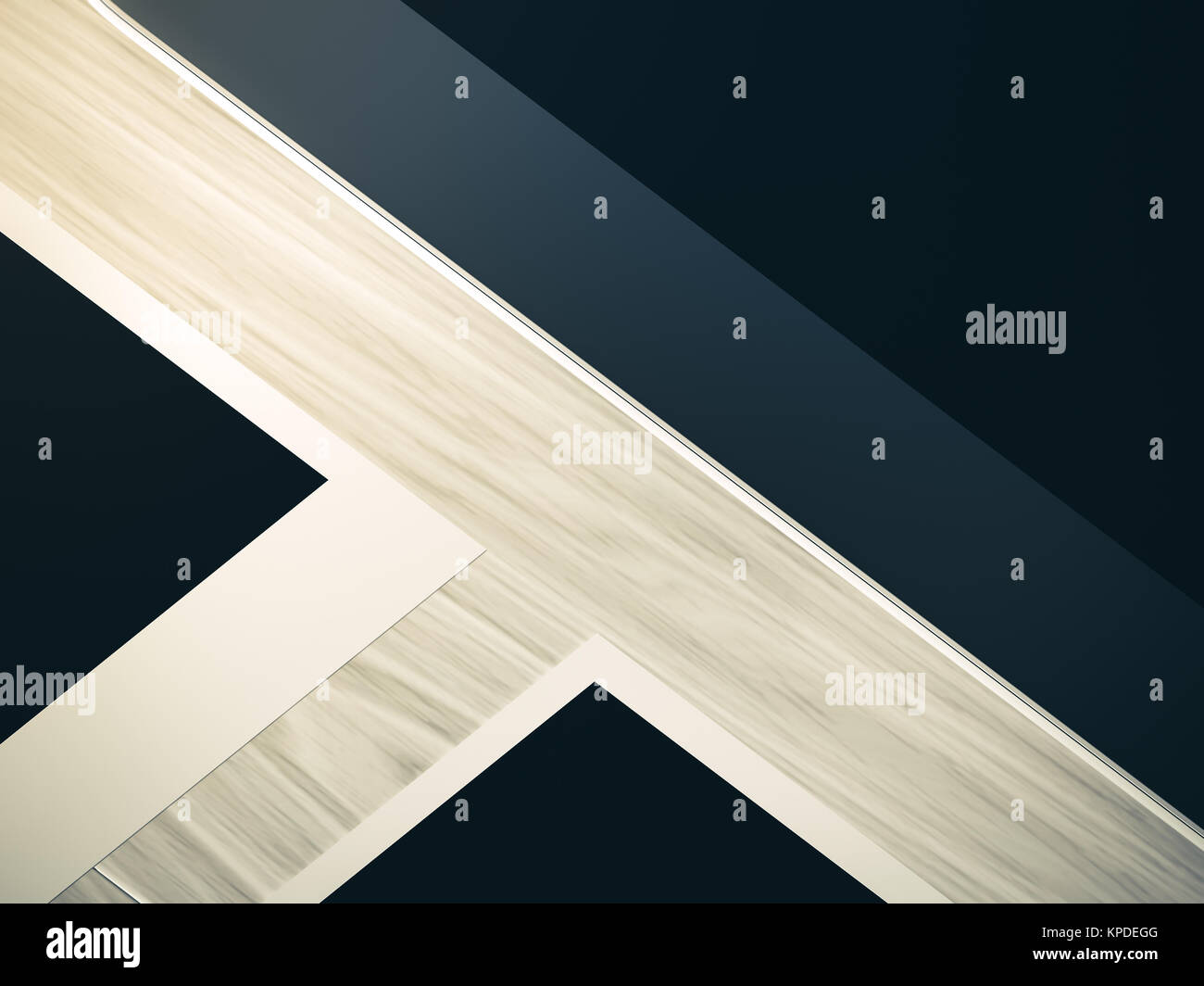 High angle view of a setting table of business workplace Stock Photo ...