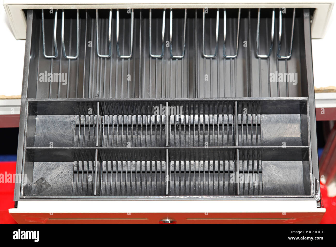 Empty cash register Stock Photo - Alamy