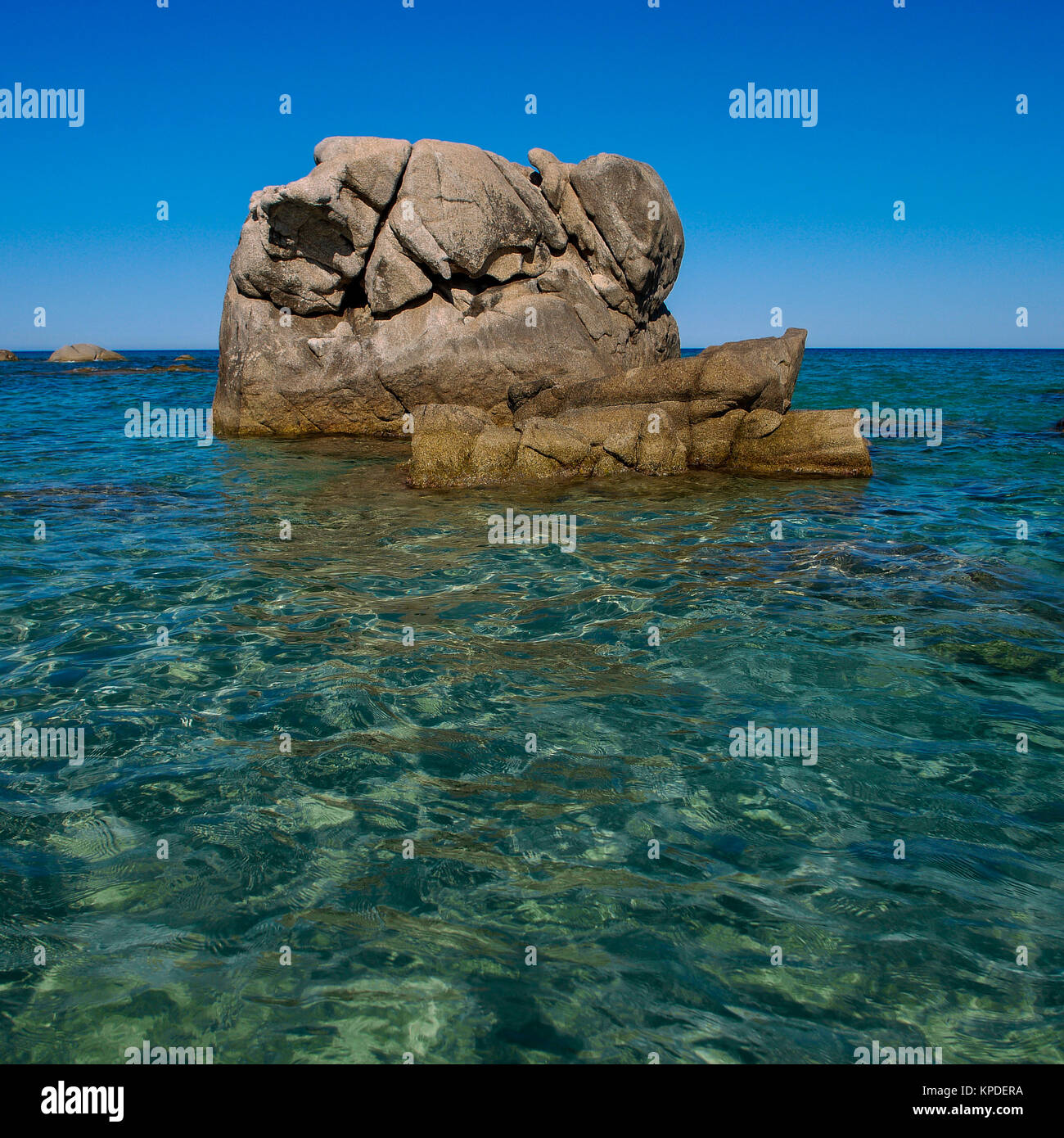 Sardinian seascape, Costa Rei, Sardinia, Italy Stock Photo - Alamy
