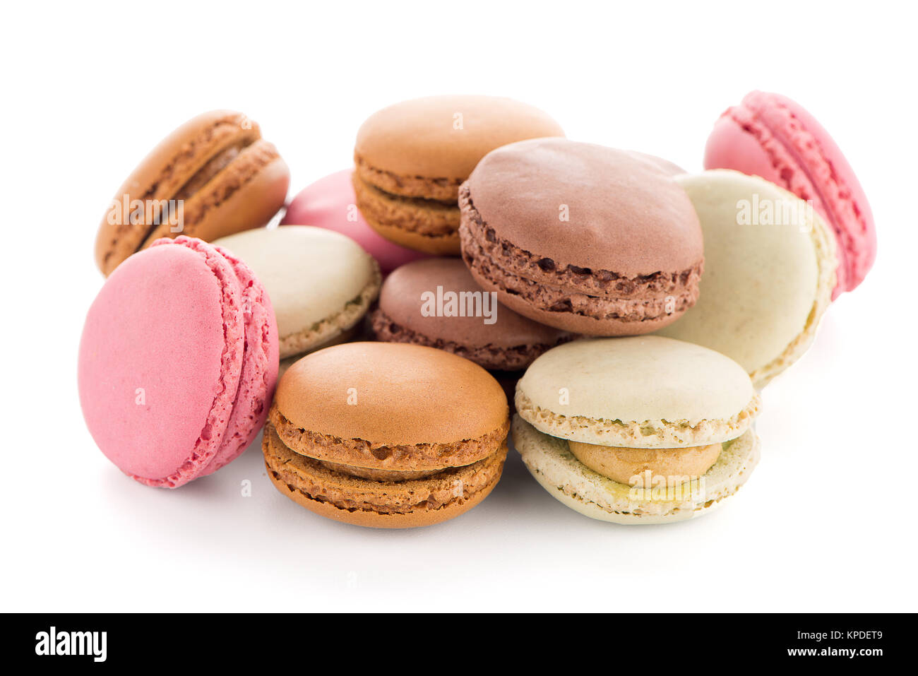 Colorful French Macarons Stock Photo - Alamy