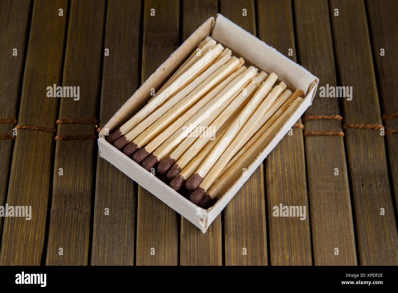 matches on the table Stock Photo - Alamy