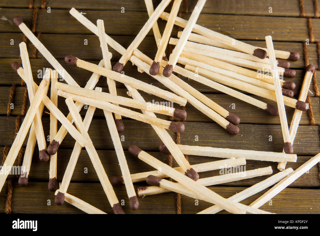 matches on the table Stock Photo - Alamy
