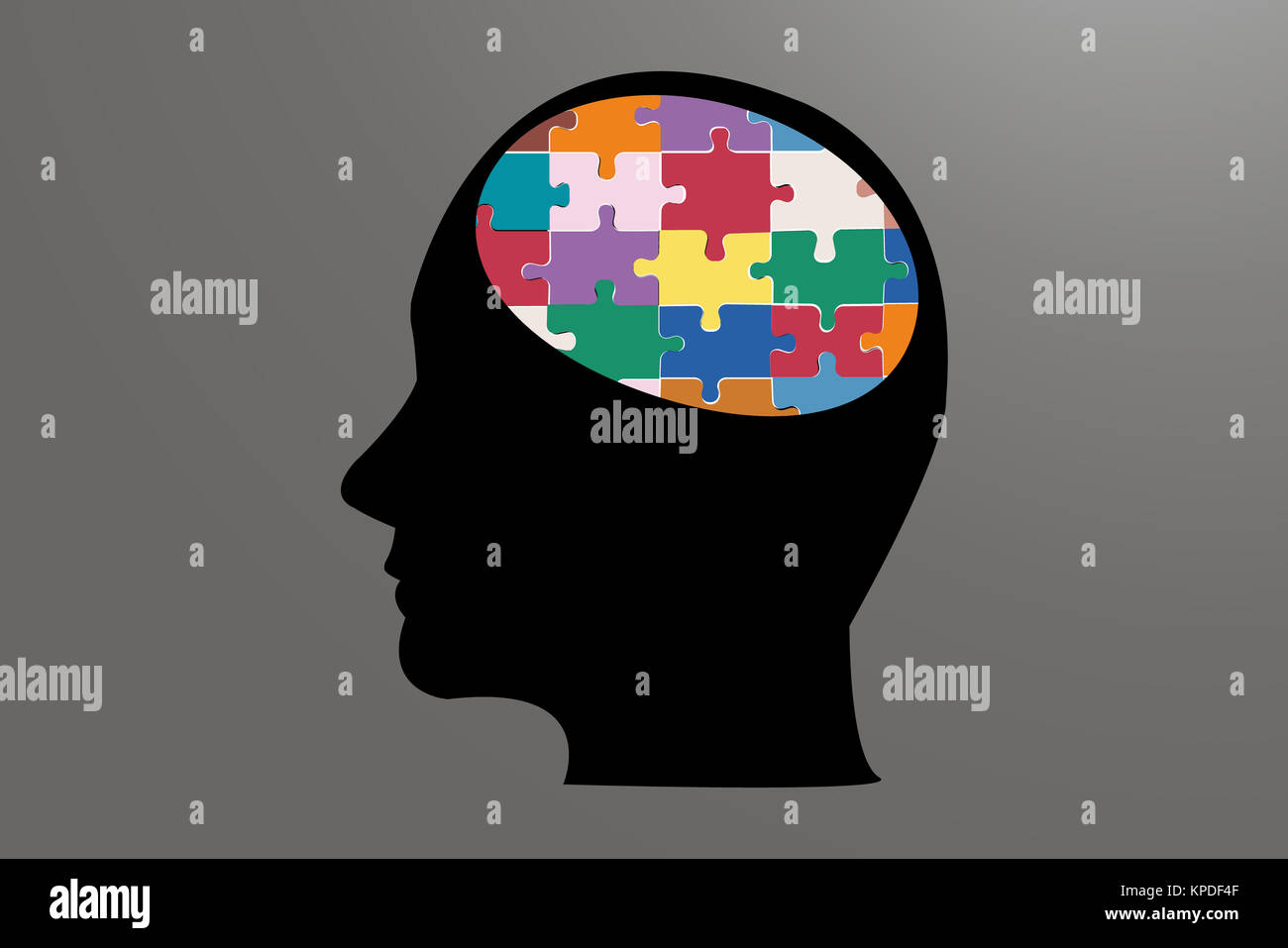 Puzzle Piece Brain Stock Photos & Puzzle Piece Brain Stock Images - Alamy