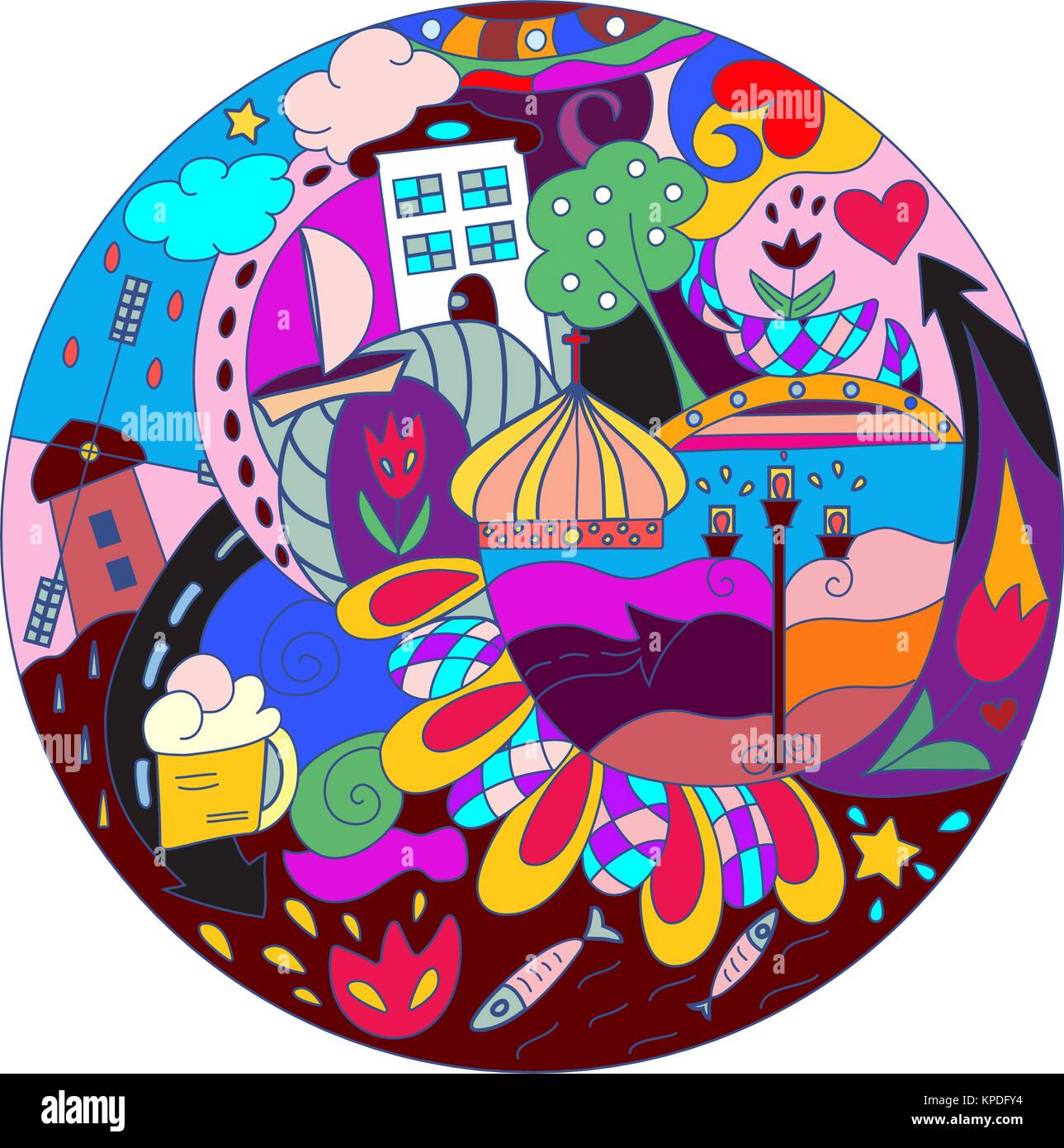 Banner of Amsterdam city Stock Vector Image & Art - Alamy