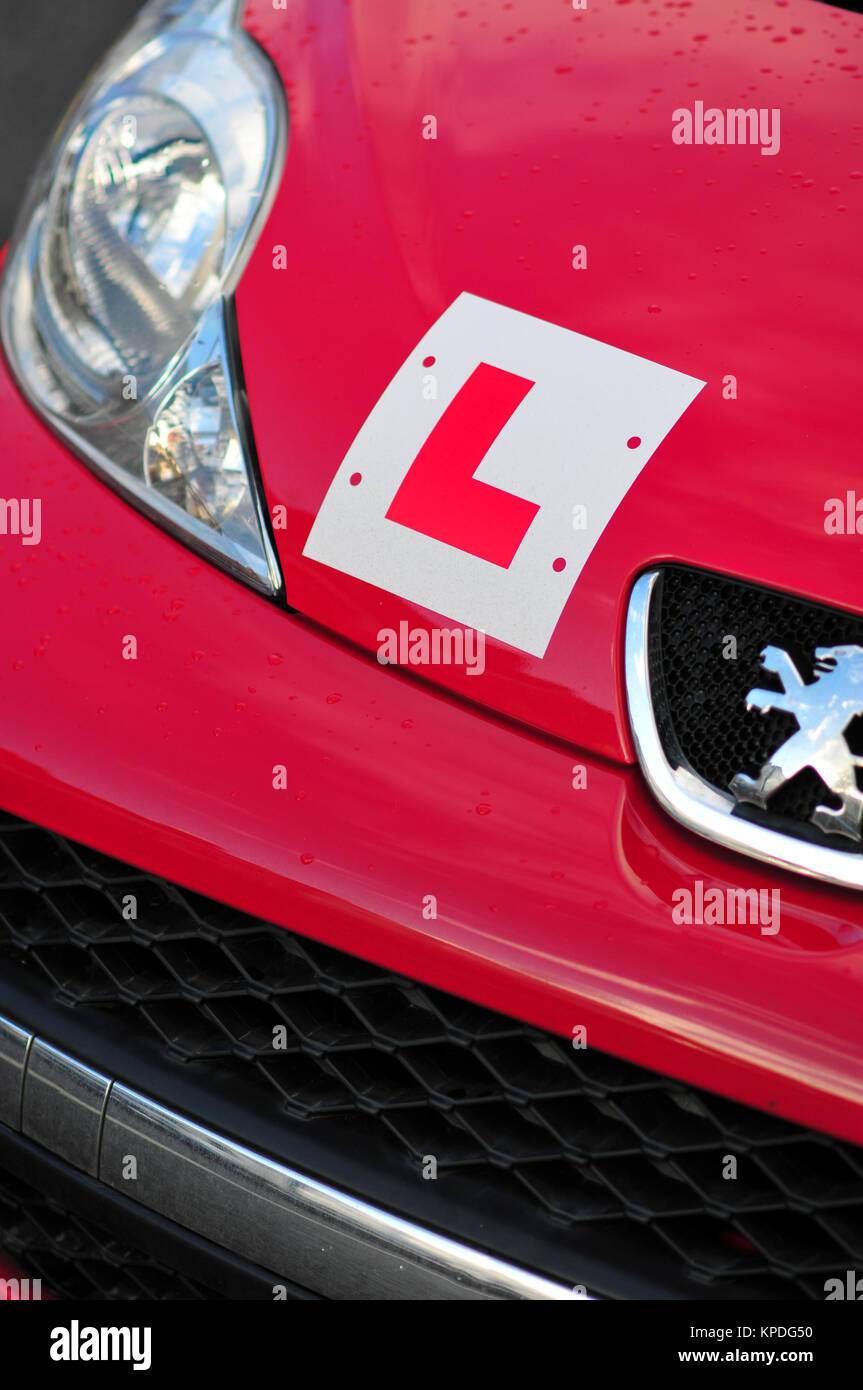 Learner driver plate isolated car hi-res stock photography and images ...
