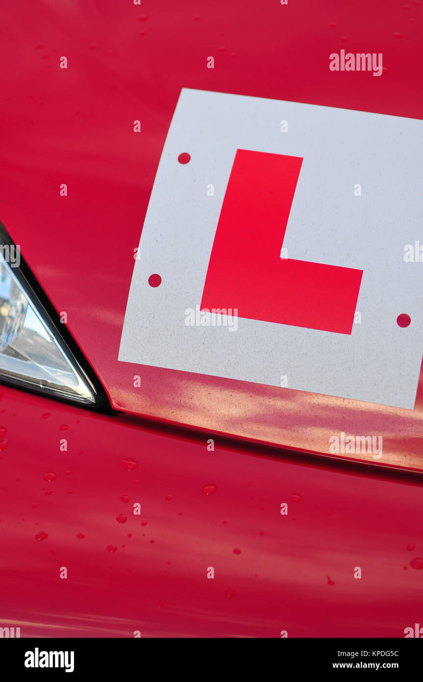 Learner driver student uk hi-res stock photography and images - Alamy