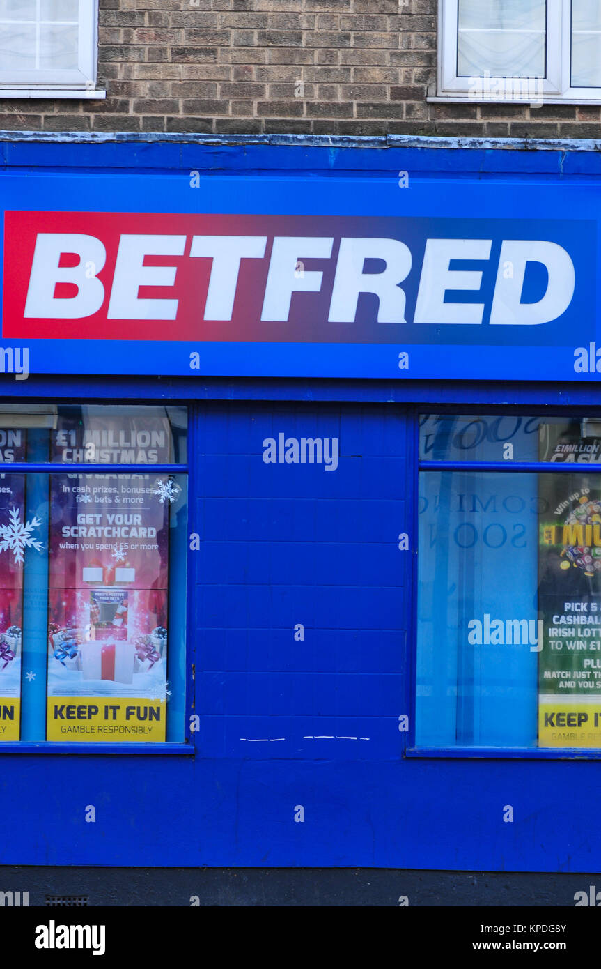 Betfred betting shop Northampton England UK Stock Photo - Alamy