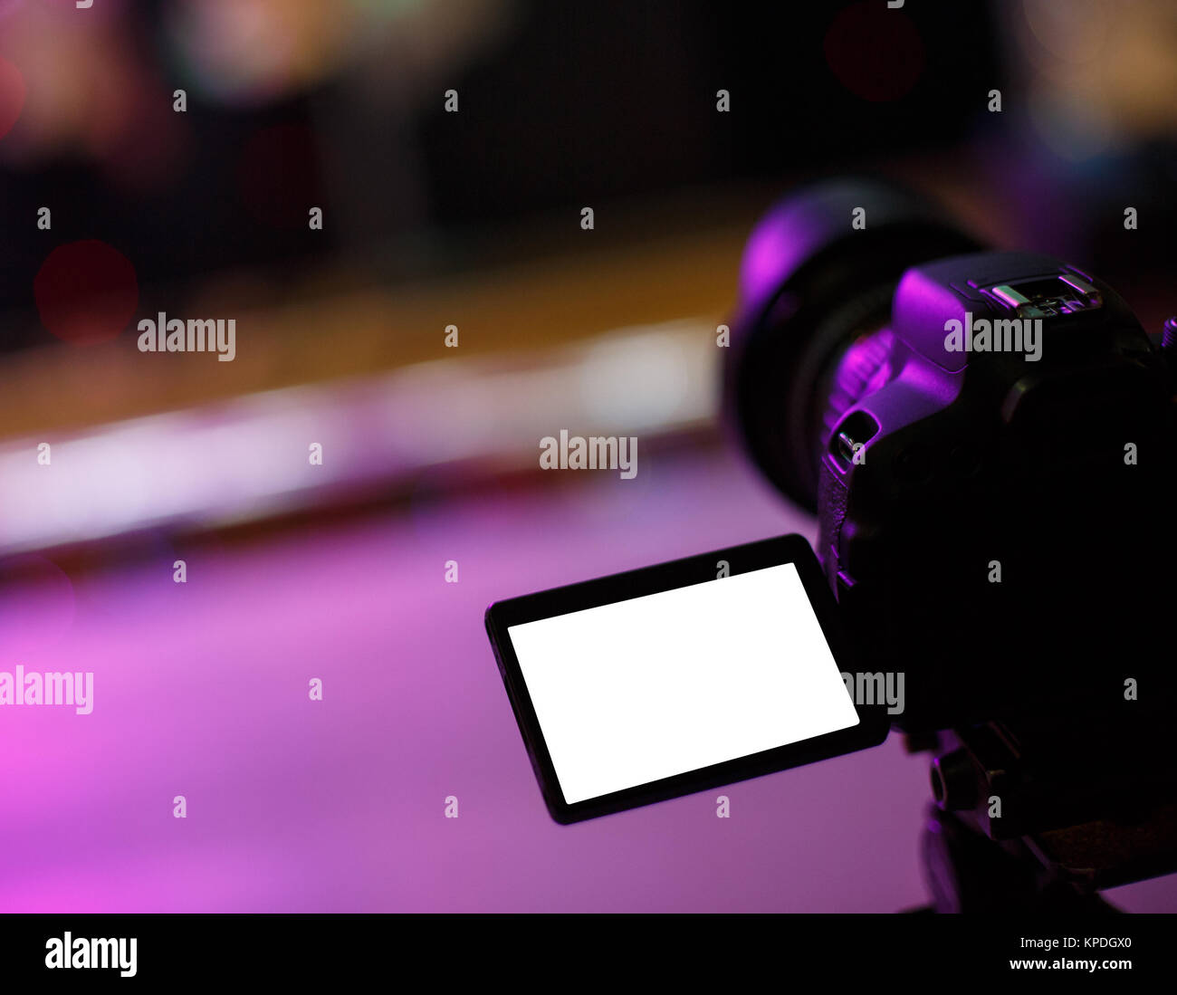 close up of a camera near the podium Stock Photo - Alamy