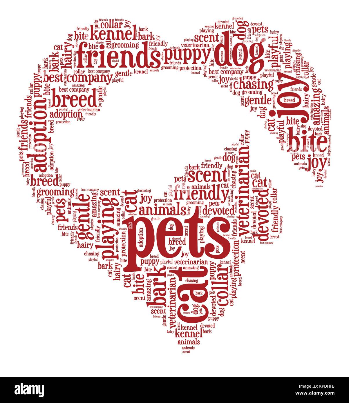 Dog with kittens Stock Vector Images - Alamy
