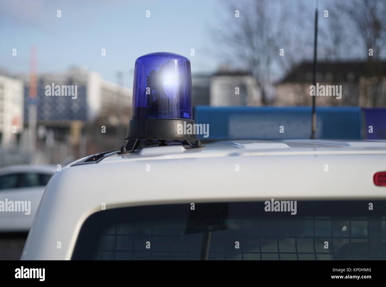 Police car parked at roadside hi-res stock photography and images - Alamy