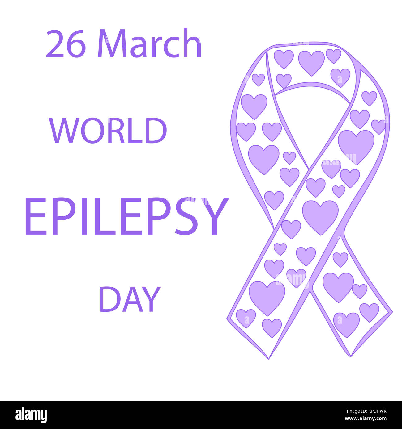 Purple day epilepsy Cut Out Stock Images & Pictures - Alamy