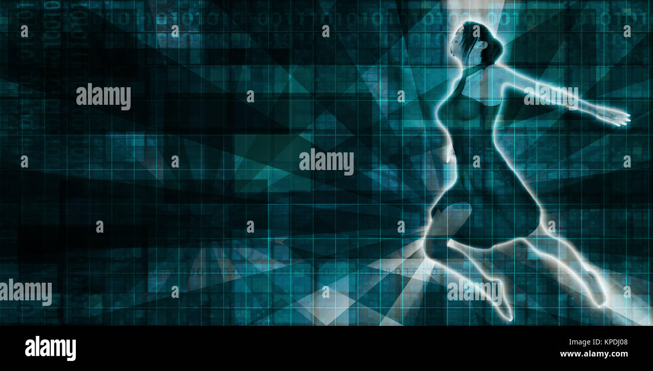 Beautiful Lady Dancing Stock Photo - Alamy