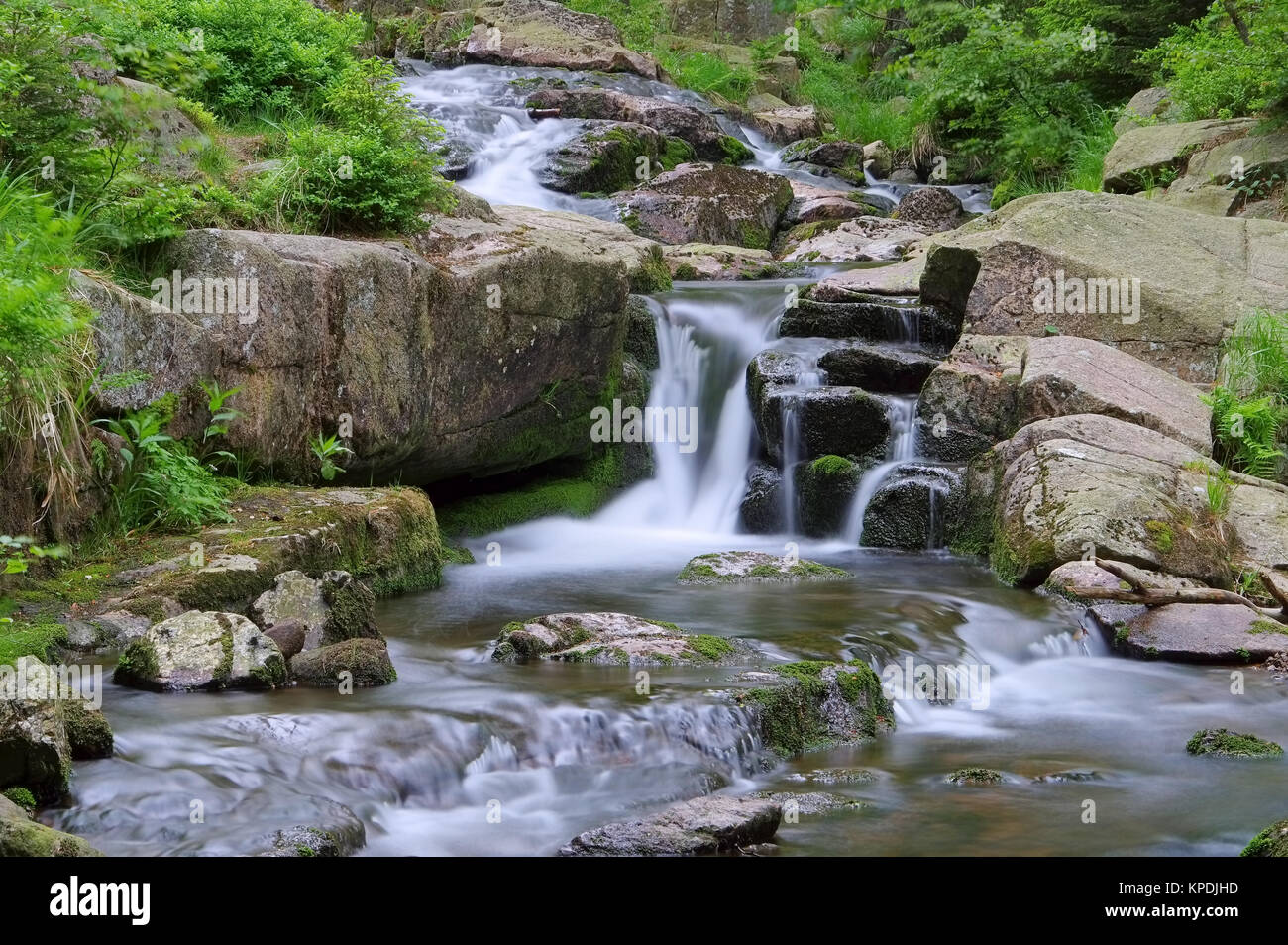 bode waterfall - waterfall river bode Stock Photo - Alamy