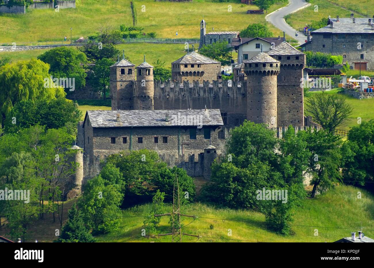 Castello fenis hi-res stock photography and images - Alamy