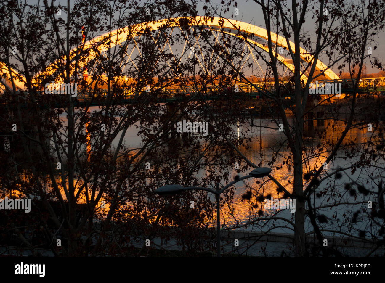 Lighted bridge hi-res stock photography and images - Alamy