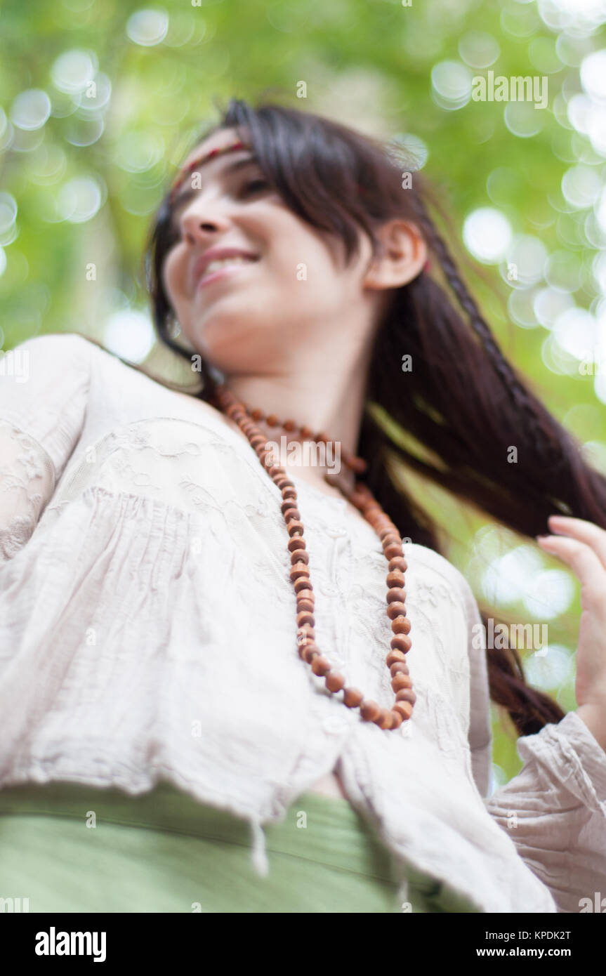 Hippy girls hi-res stock photography and images - Alamy