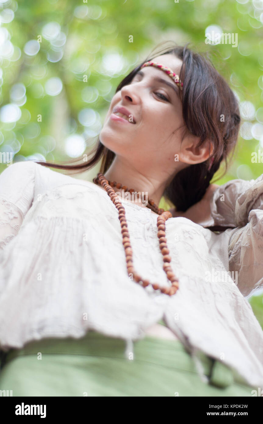 Hippy girls hi-res stock photography and images - Alamy