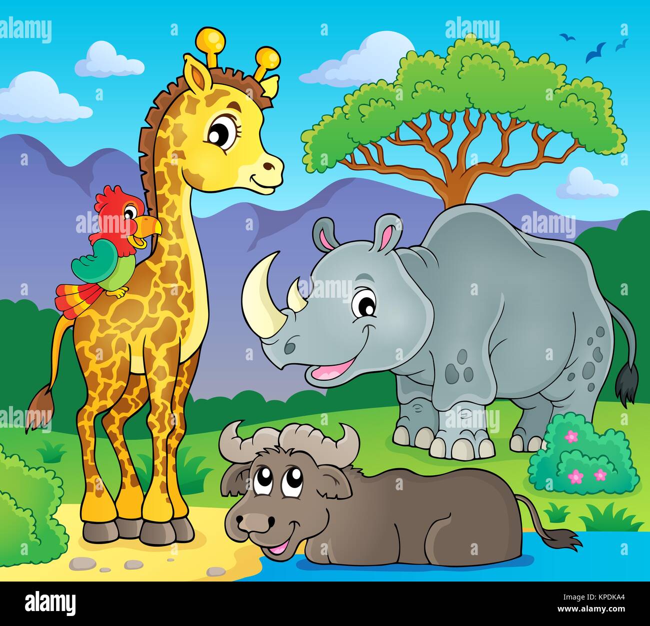 African fauna theme image 2 Stock Photo - Alamy