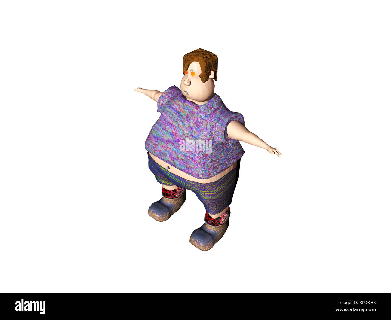 Fat man released Stock Photo - Alamy