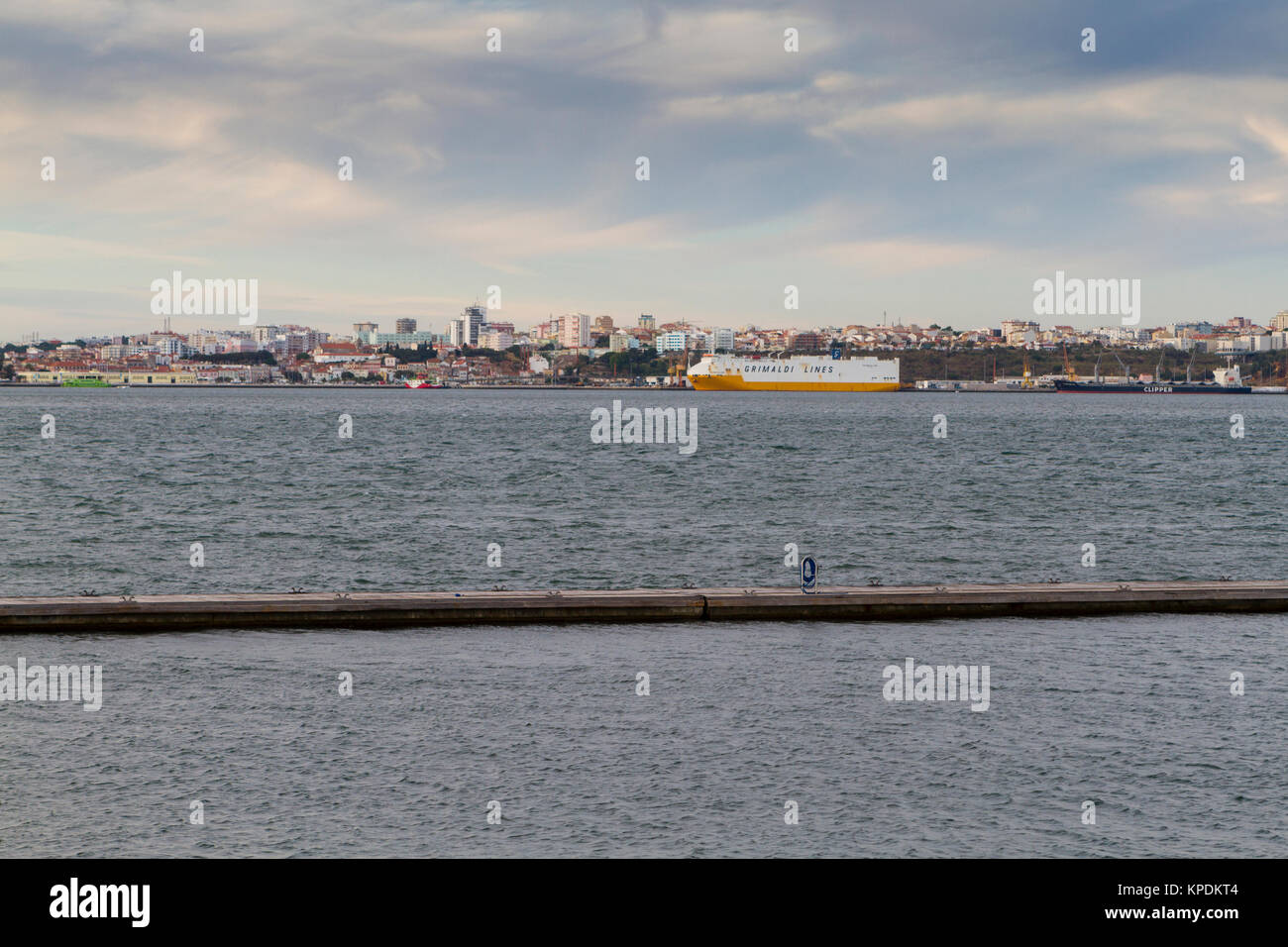 Overview of Setubal, Portugal Stock Photo - Alamy