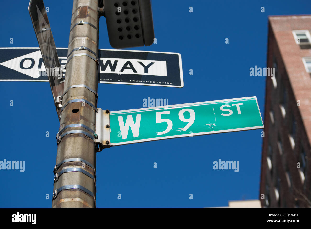 Street Sign New York Stock Photo - Alamy