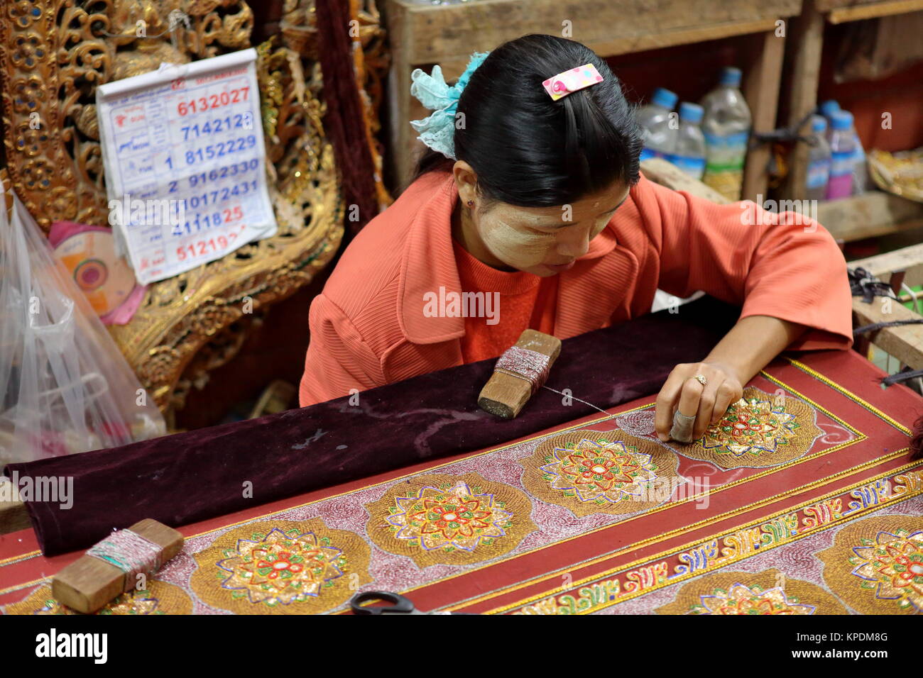 craftsmanship in myanmar Stock Photo - Alamy